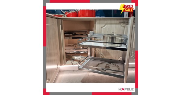 Bộ Rổ Kéo Magic Corner Xoay Phải Hafele 546.17.005 Chính Hãng Giá Rẻ