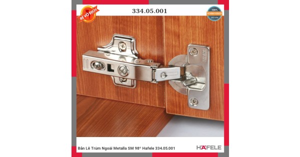 Bản Lề Trùm Ngoài Metalla SM 98º Hafele 334.05.001 Chính Hãng Giá Rẻ