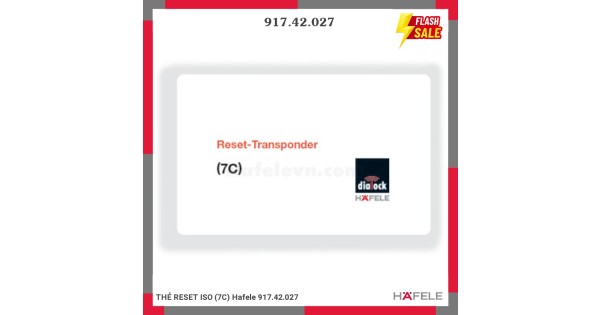 THẺ RESET ISO (7C) Hafele 917.42.027