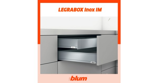 Ray Hộp Blum 90.5 mm LEGRABOX Inox IM 9810858