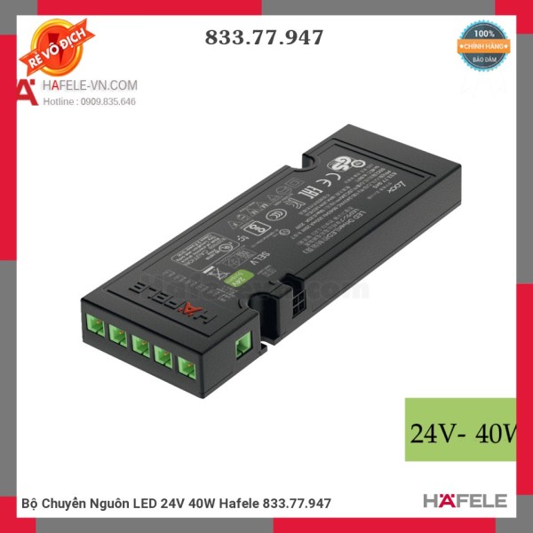 Bộ Chuyển Nguồn LED 24V 40W Hafele 833.77.947 Chính Hãng Giá Rẻ